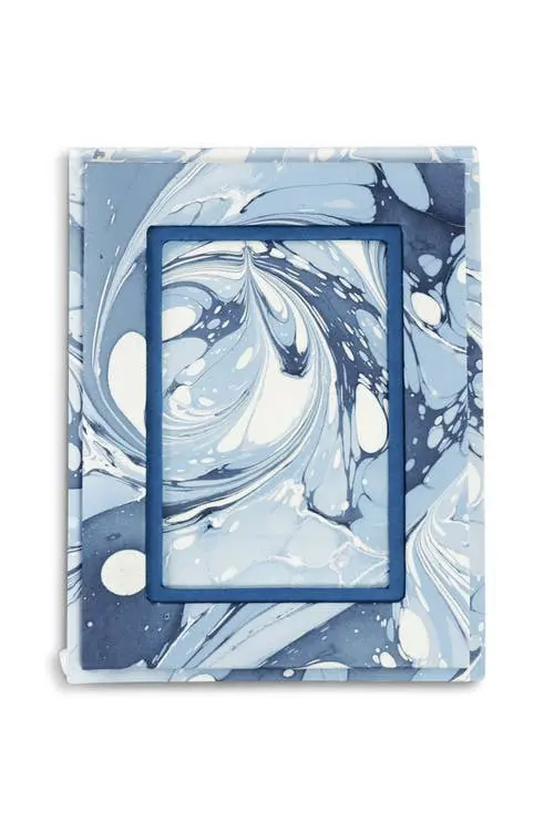INNER CHILD Hand-marbled Picture Frame4x6 - Ocean Wave