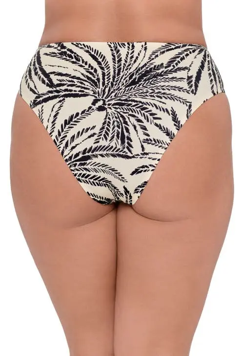 S3 APPAREL High Cut Bikini Bottoms With Cinch Front - Palm Royale