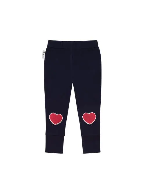 HUXBABY I Heart U Leggings - Indigo