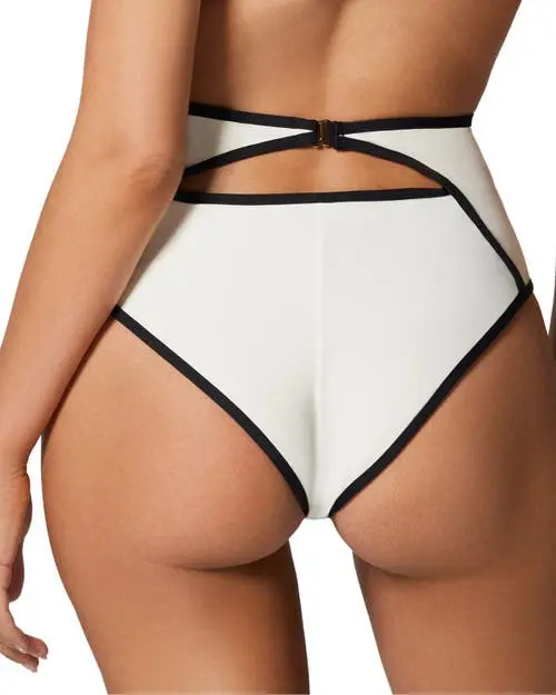 Kiki De Montparnasse Contraste High-waist Bikini Bottom