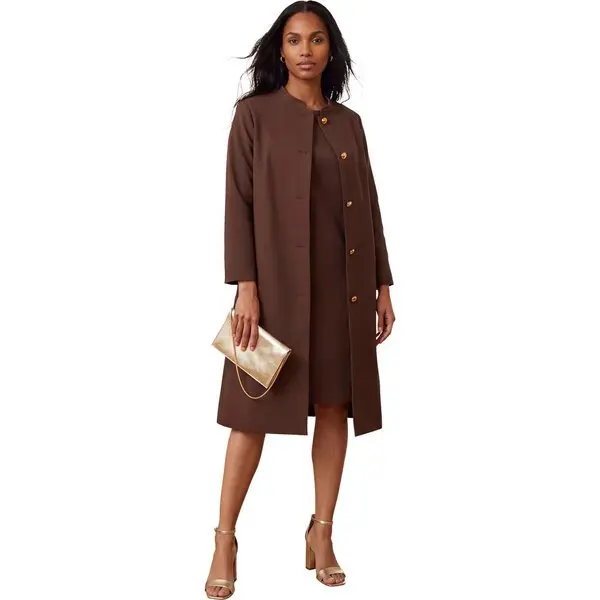 JESSICA LONDON Swing Jacket With Sheath Dress
