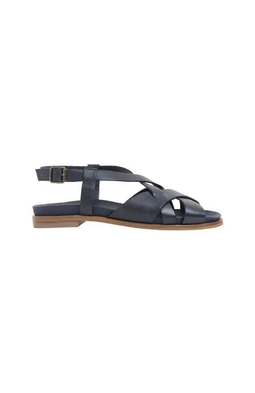 CELTIC & CO. Woven Detail Sandal - Dark Navy