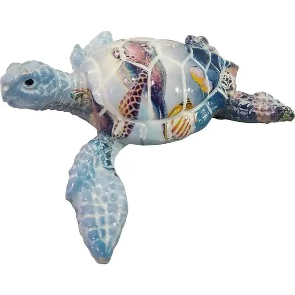 BEACHCOMBERS Small Resin Turtle Oceans Figure Figurine