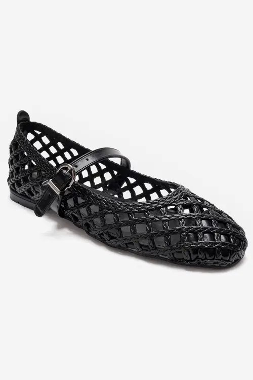 PROLOGUE SHOES Doux Woven Ballet Flat