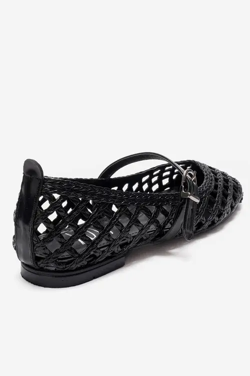 PROLOGUE SHOES Doux Woven Ballet Flat