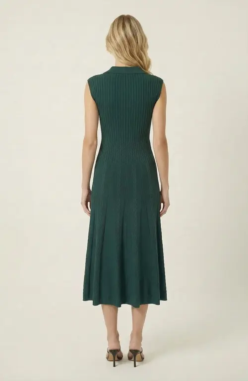 MODENAIRE Sleeveless Knit Midi Dress