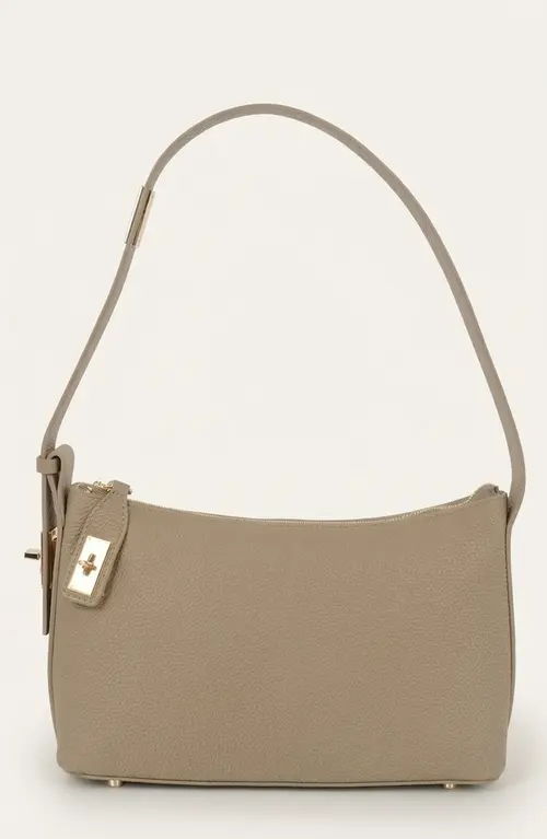 MODENAIRE Leather Shoulder Bag - Cream