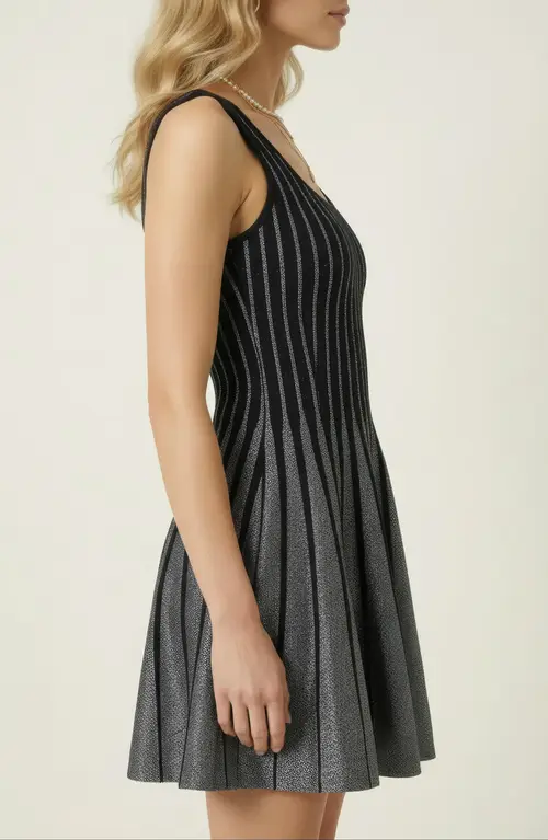 MODENAIRE Sleeveless Knit Mini Dress