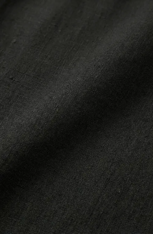 MODENAIRE Band Collar Cotton Shirt