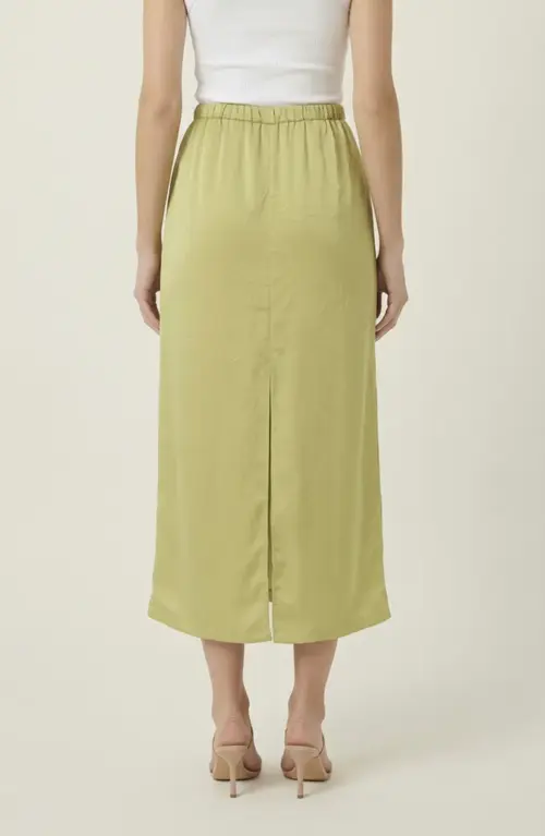 MODENAIRE Midi Skirt With Elastic Waistband
