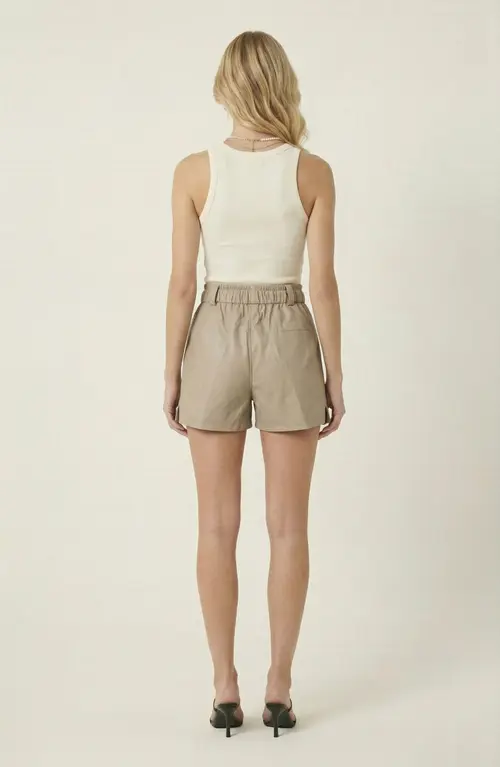 MODENAIRE High-waisted Relaxed Fit Shorts