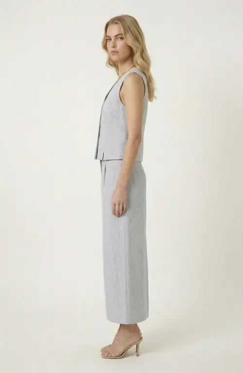 MODENAIRE Sleeveless Top And Midi Skirt Set