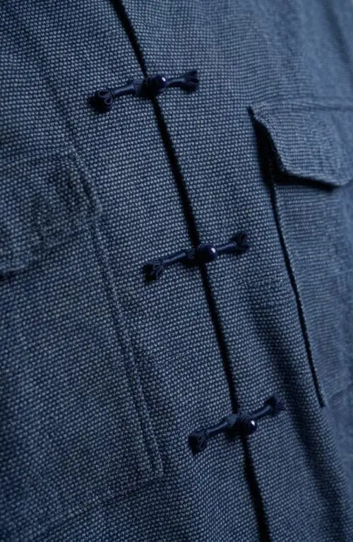 MODENAIRE Toggle Closure Hooded Jacket