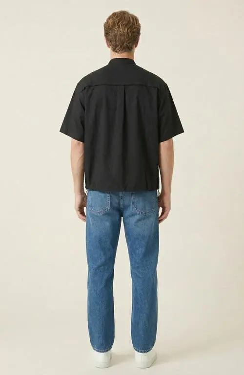 MODENAIRE Short Sleeve Stand Collar Jacket