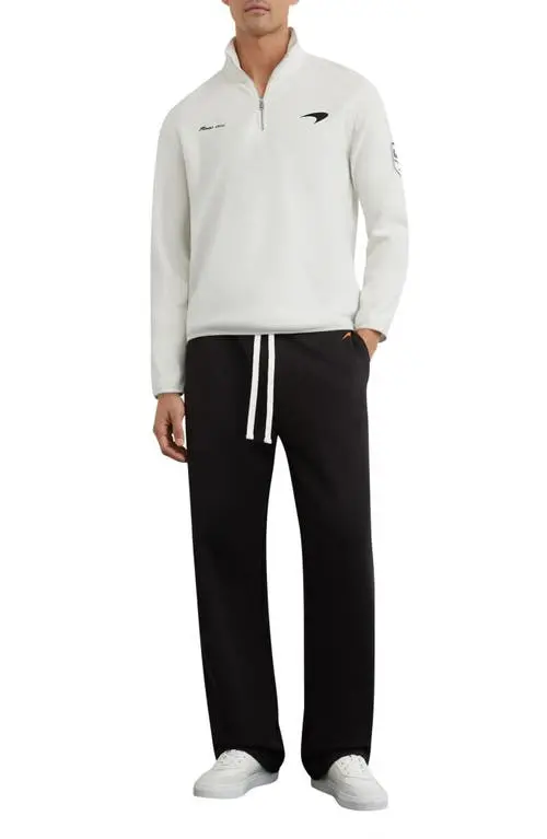 REISS X Mclaren Formula 1 Team Quarter Zip Pullover - Off White