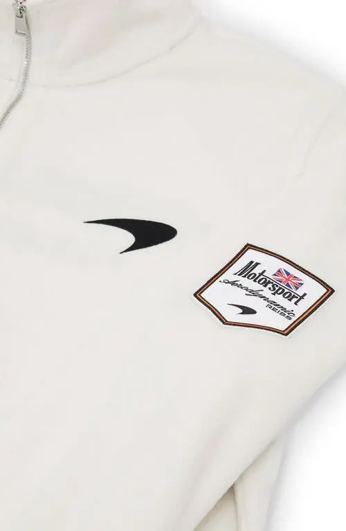 REISS X Mclaren Formula 1 Team Quarter Zip Pullover - Off White