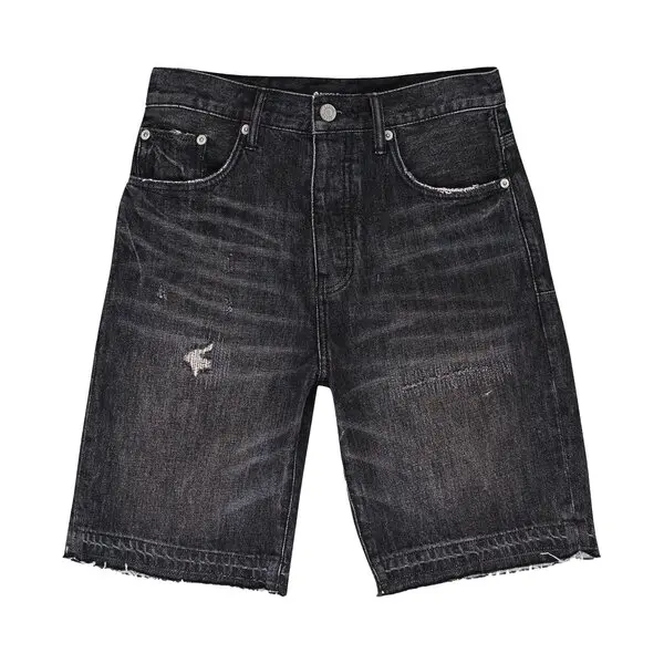 PURPLE BRAND Relaxed Fit Shorts - Black