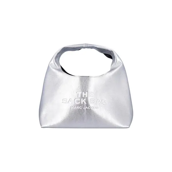 Marc Jacobs The Metallic Sack Bag - Silver