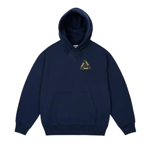 PALACE Glow Tri-ferg Hood 'navy - Blue