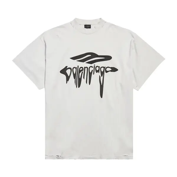 Balenciaga Oversized T-shirt - White