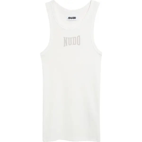 MAGLIANO Nudo Rib Tank - White