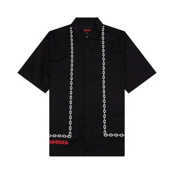 PLEASURES Chain Button-up Shirt