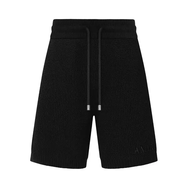 Amiri Crochet Mesh Short