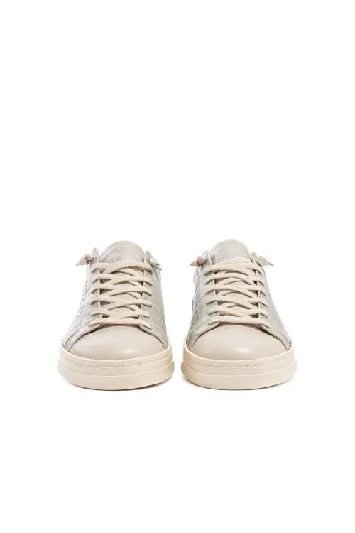 P448 Jack Croc-textured Leather Sneakers - Orca Grey
