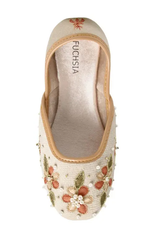 FUCHSIA Chaman Flat - Light Beige