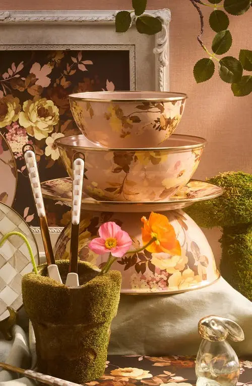 MACKENZIE-CHILDS Wild Rose Everyday Bowl