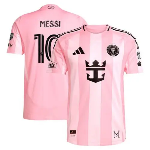 Adidas Lionel Messi Pink Inter Miami Cf 2025 Euforia Authentic On-field Jersey - Light Pink