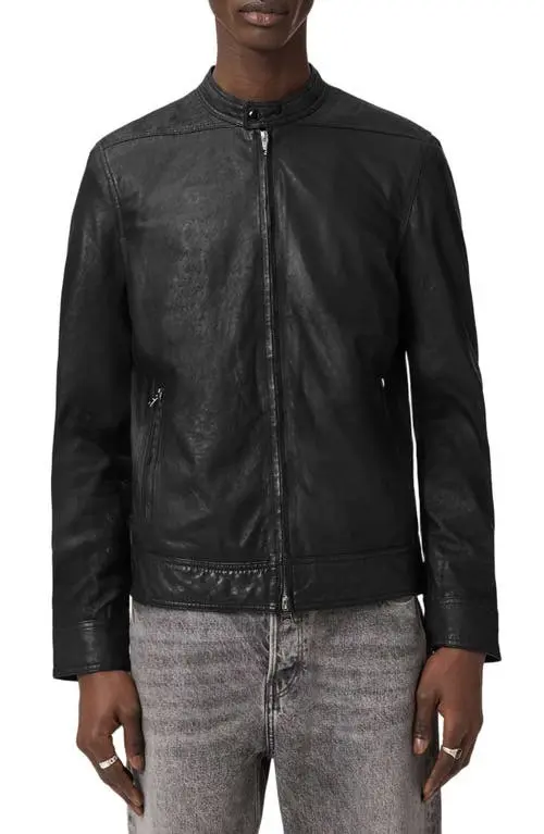 ALLSAINTS Colt Leather Jacket - Black