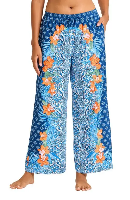 Tommy Bahama Goa Tropical Cover-up Pants - Indigo Tide