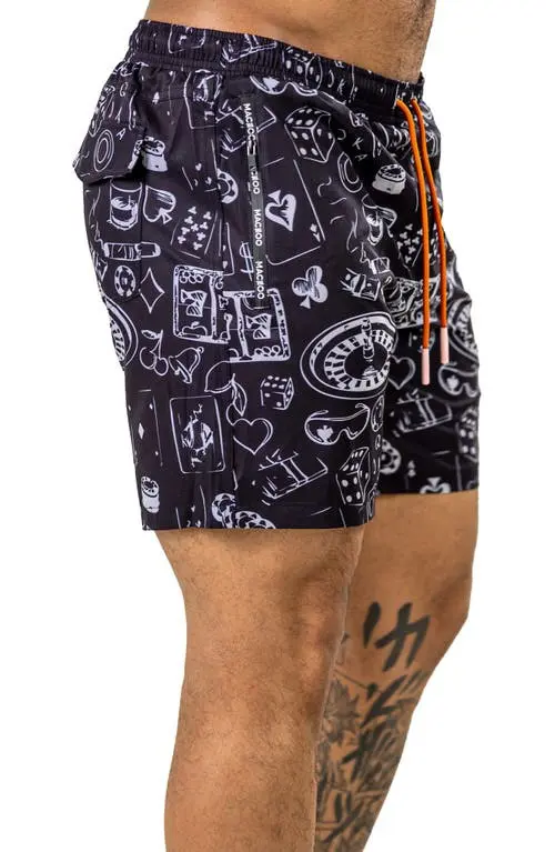 MACEOO Marthyr Swim Trunks - Black