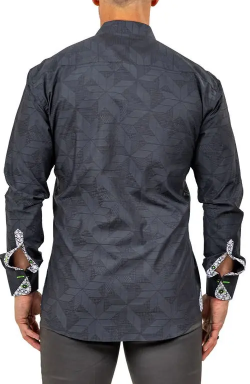 MACEOO Eins Marthy Contemporary Fit Cotton Button-up Shirt