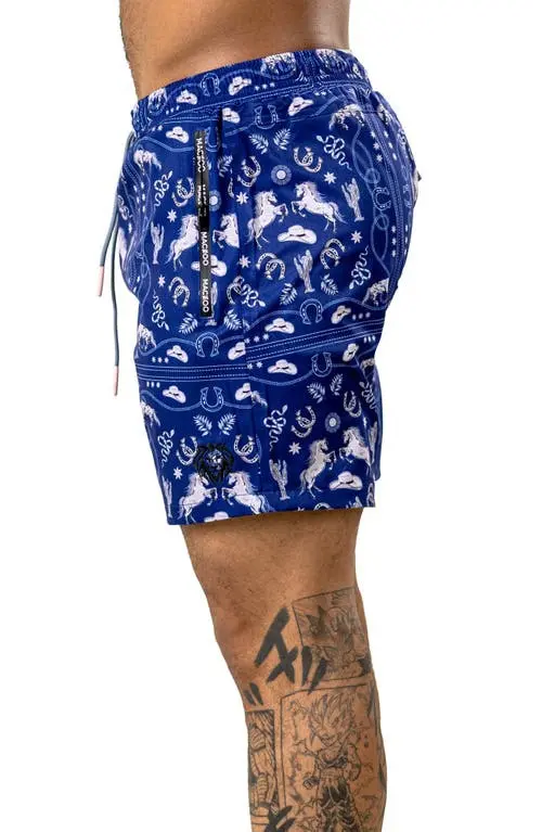 MACEOO Printed Swim Trunks