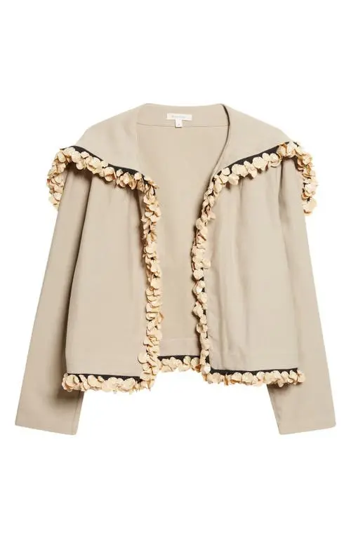 DIOTIMA Cropped Band Jacket - Khaki