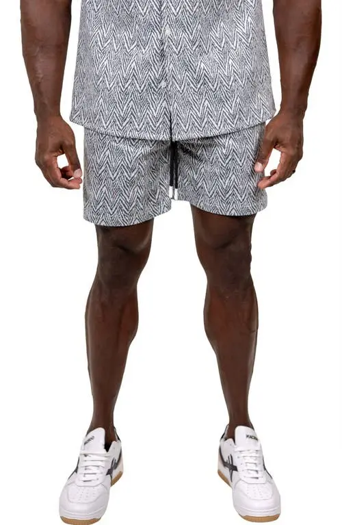 MACEOO Martyr 0337 Knit Drawstring Shorts - Grey