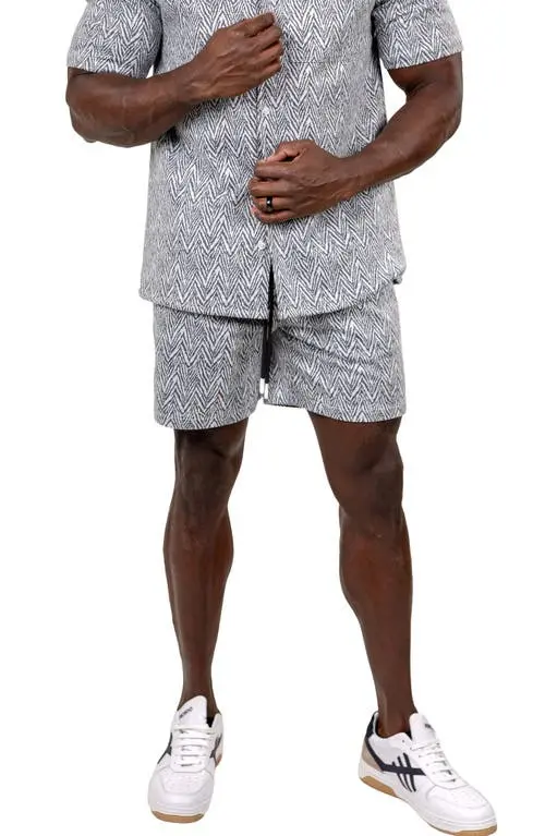 MACEOO Martyr 0337 Knit Drawstring Shorts - Grey