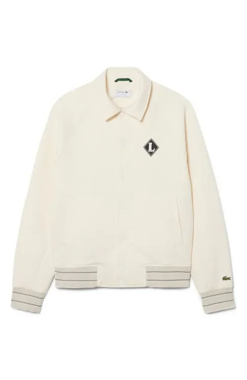 Lacoste Logo Detail Cotton-blend Bomber Jacket
