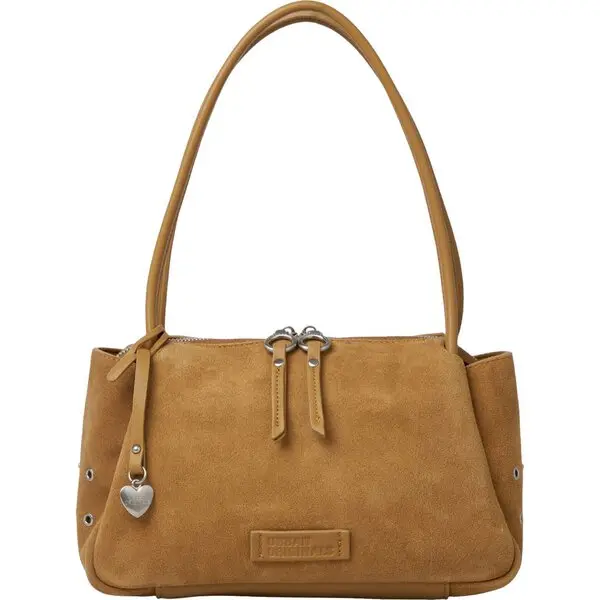 URBAN ORIGINALS Suede Shoulder Bag - Taupe