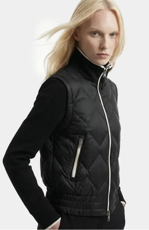 Rudsak Prisa Quilted Down Jacket With Removable Sleeves - Black