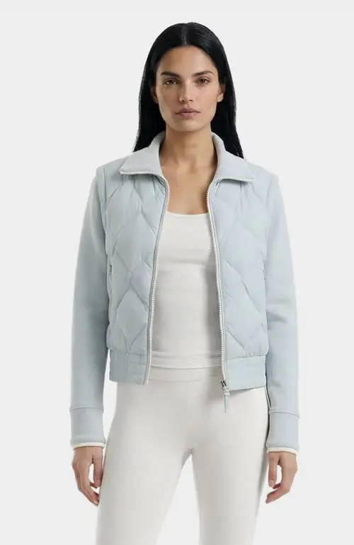 Rudsak Prisa Quilted Down Jacket With Removable Sleeves - Powder Blue