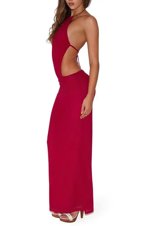 TIGER MIST Evanna Open Back Gown