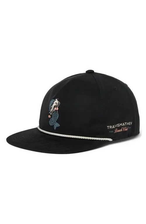 Travis Mathew Twill Baseball Cap - Black