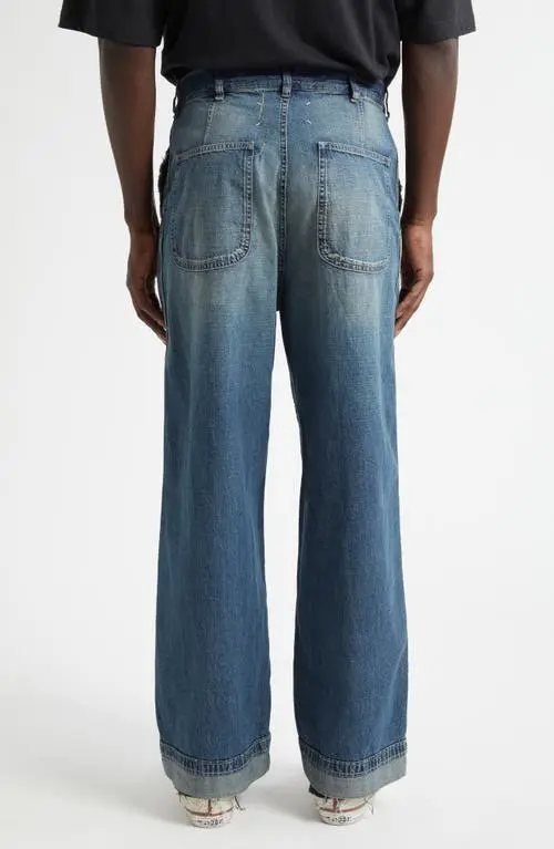 MAISON MARGIELA Wide-leg Japanese Denim Jeans