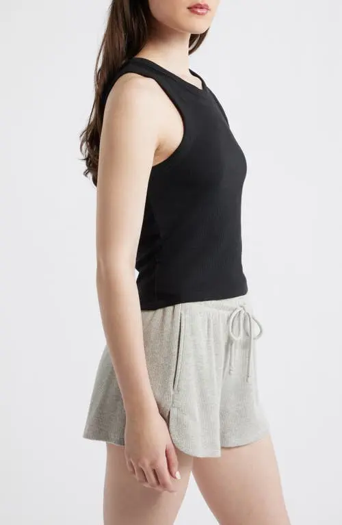 Rip Curl Classic Stretch Cotton Rib Tank - Black