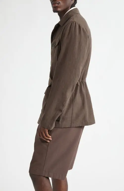 Herno Linen And Cotton Field Jacket