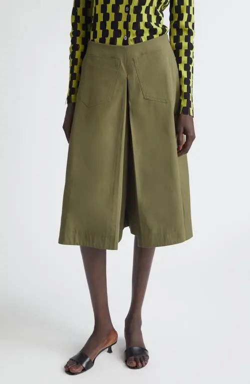 ZANKOV Louise Cotton Bermuda Shorts - Leaf