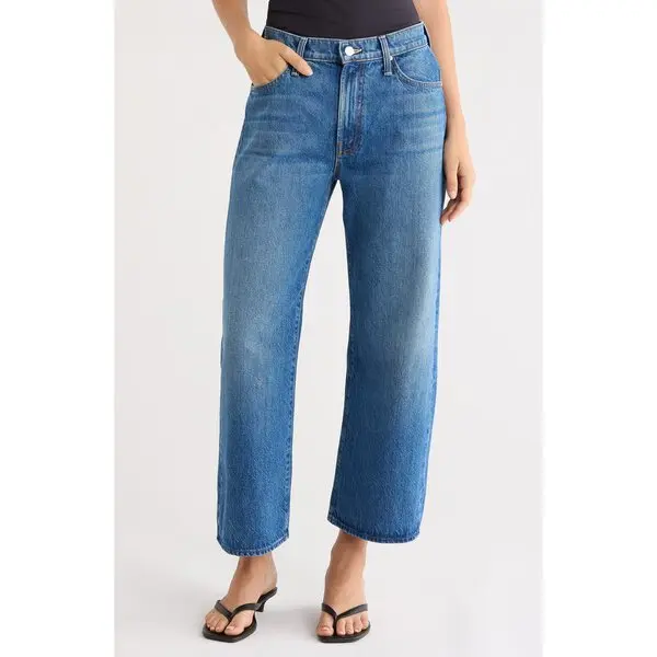 MOTHER Lil' Dodger Flood Jeans - Green Thumb